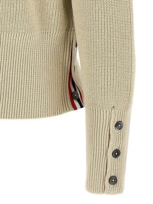Thom Browne 4-bar Cotton Sweater