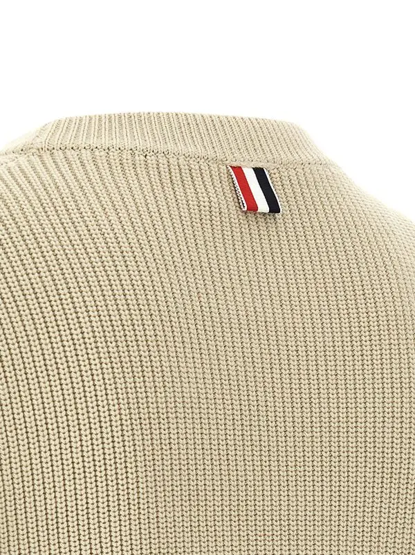 Thom Browne 4-bar Cotton Sweater