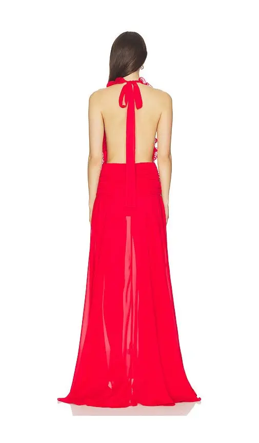 Delfi Ariella Dress - Red