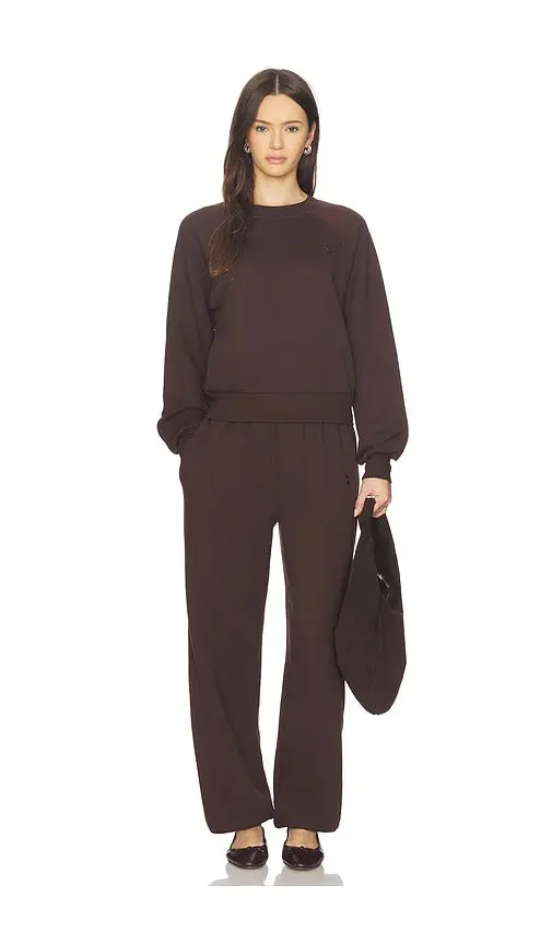 Eterne Shrunken Raglan Sweatshirt
