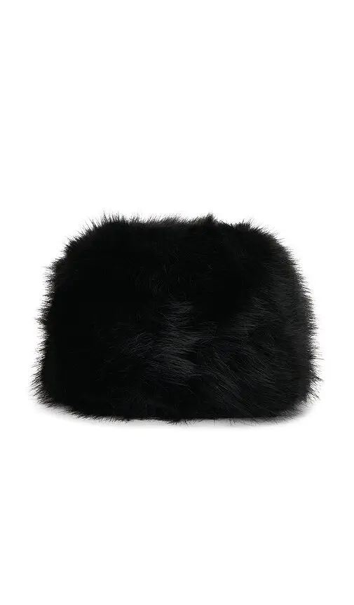 Apparis Margot Sable Pillbox Hat - Black