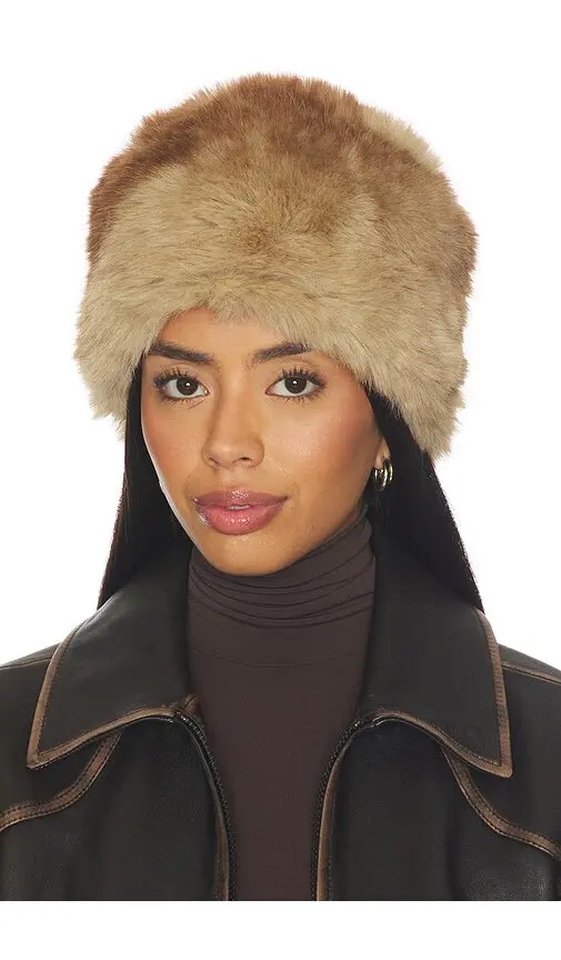 Apparis Margot Pillbox Hat - Tan