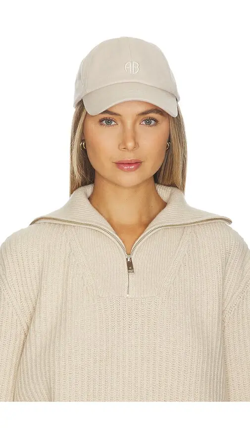 ANINE BING Jeremy Baseball Cap - Tan