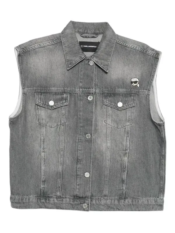 Karl Lagerfeld Ikon Gilet - Grey