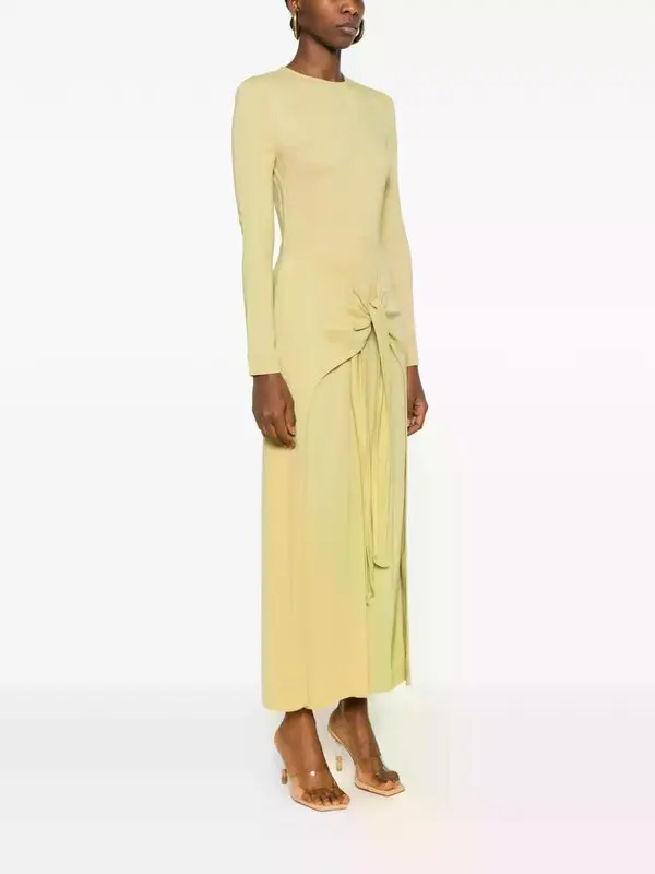 Tove Long-sleeve Maxi Dress - Neutrals