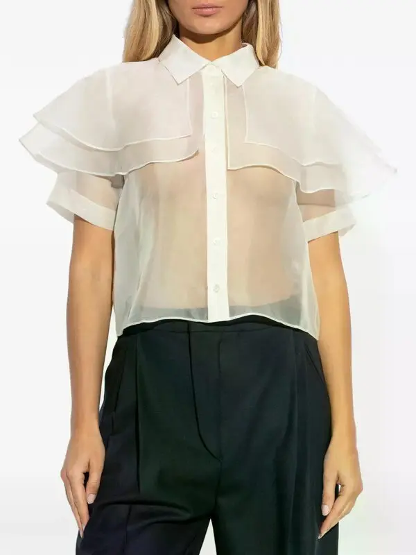 FRAME Ruffled Shirt