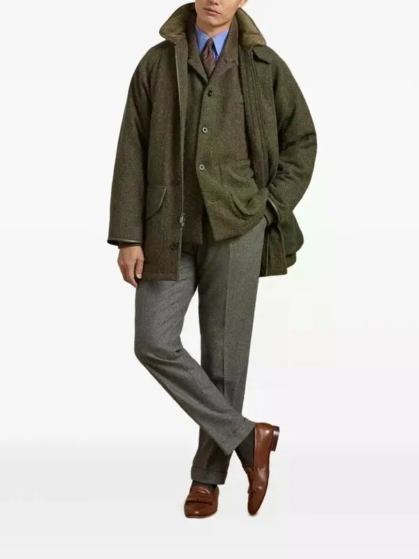 Ralph Lauren Purple Label End-on-end Buttoned Shirt