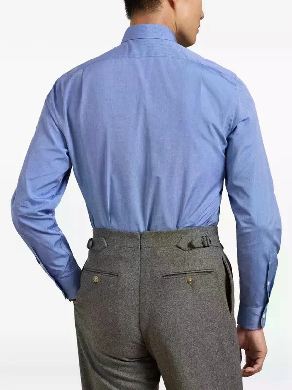 Ralph Lauren Purple Label End-on-end Buttoned Shirt