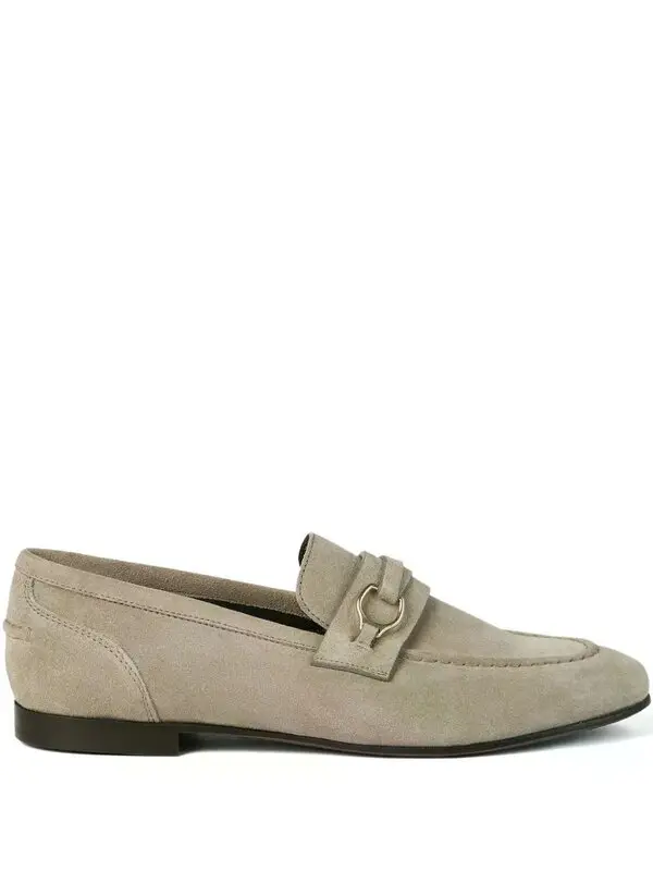 Brunello Cucinelli Penny-strap Loafers - Neutrals