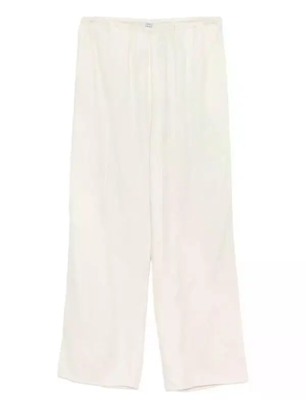 TOTEME Monogram-pattern Trousers - Neutrals