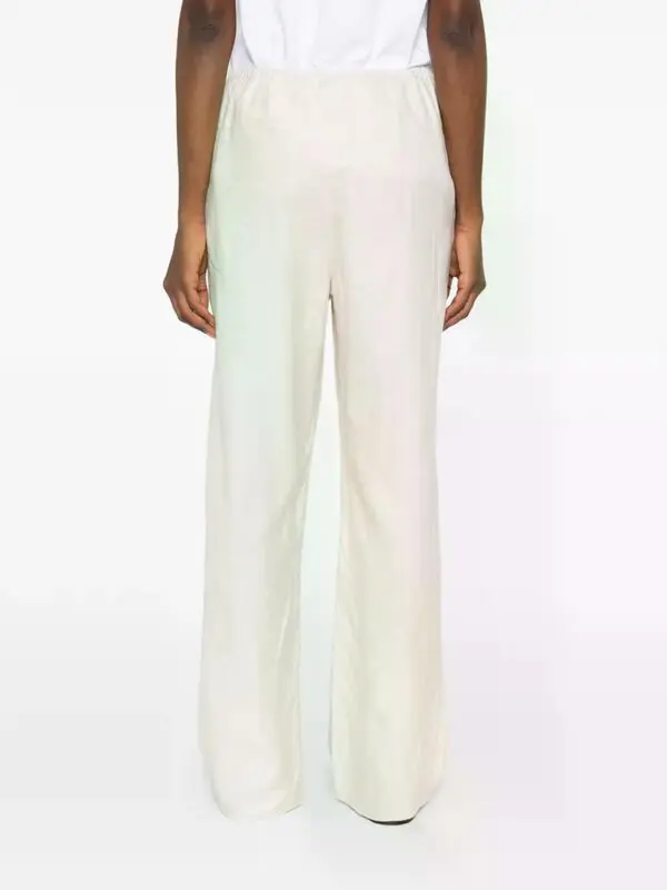 TOTEME Monogram-pattern Trousers - Neutrals
