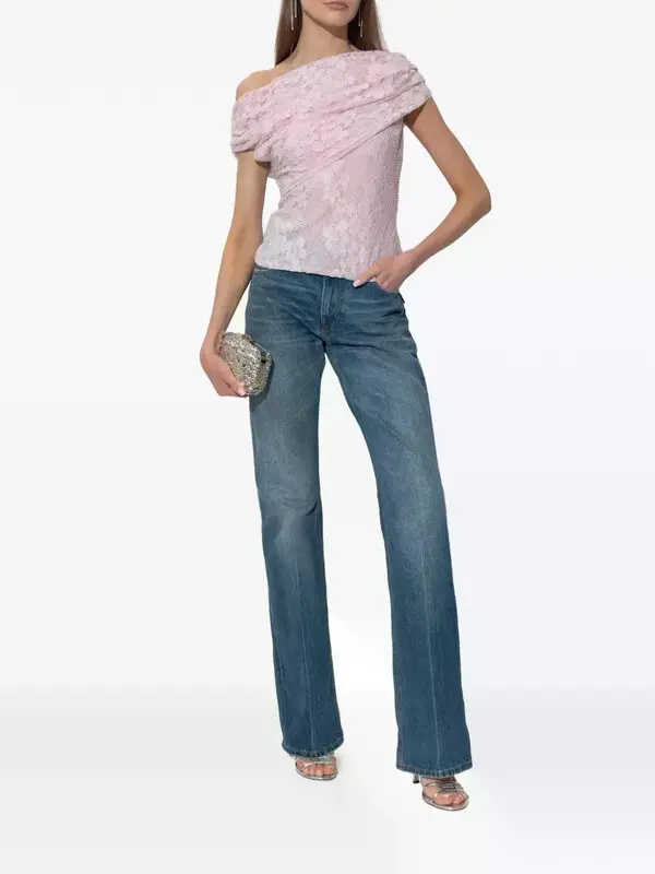 SELF-PORTRAIT Laced Draped Top