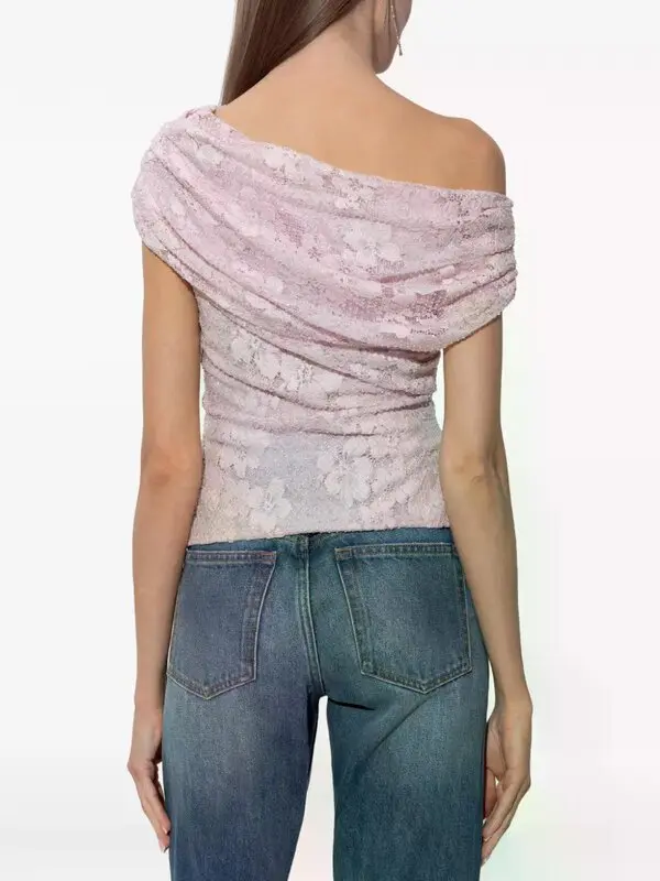 SELF-PORTRAIT Laced Draped Top