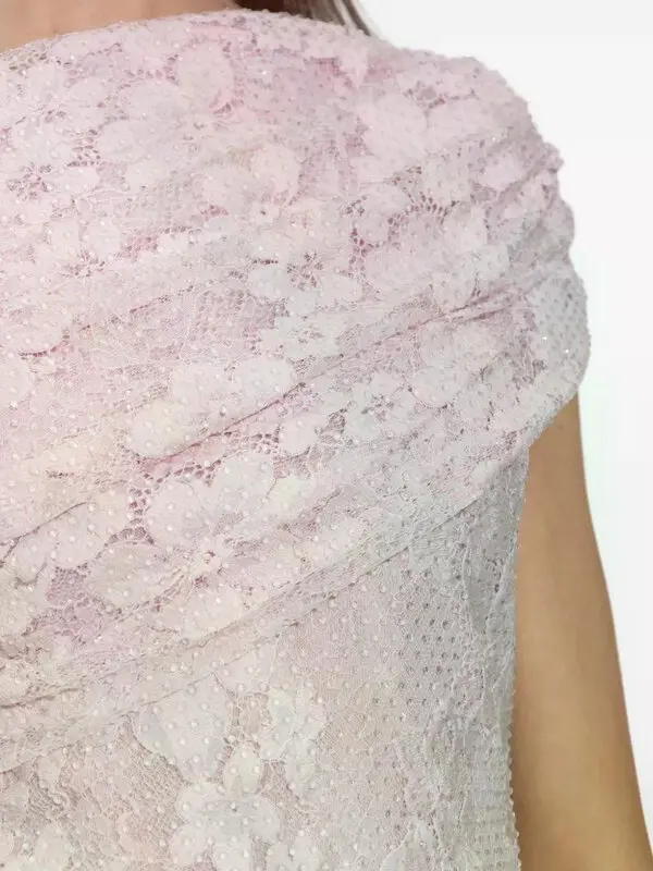 SELF-PORTRAIT Laced Draped Top