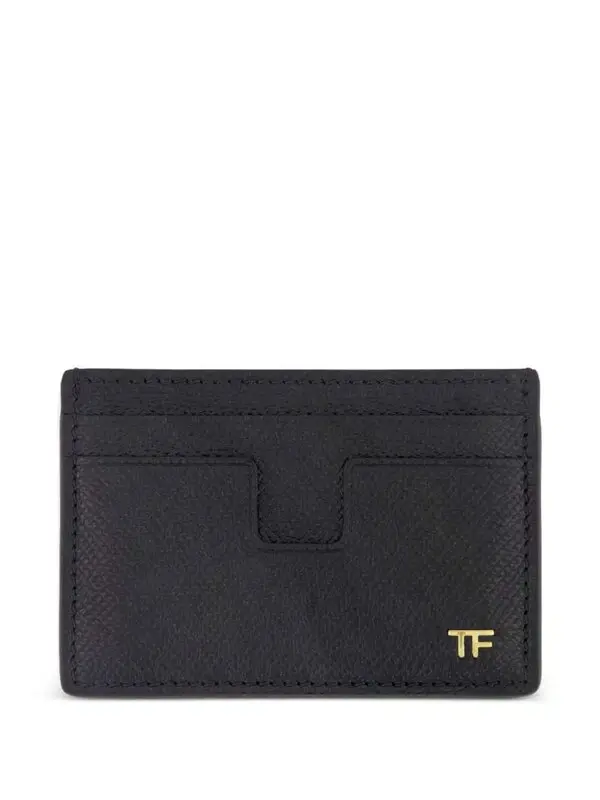 TOM FORD Small Logo Card Holder - Black
