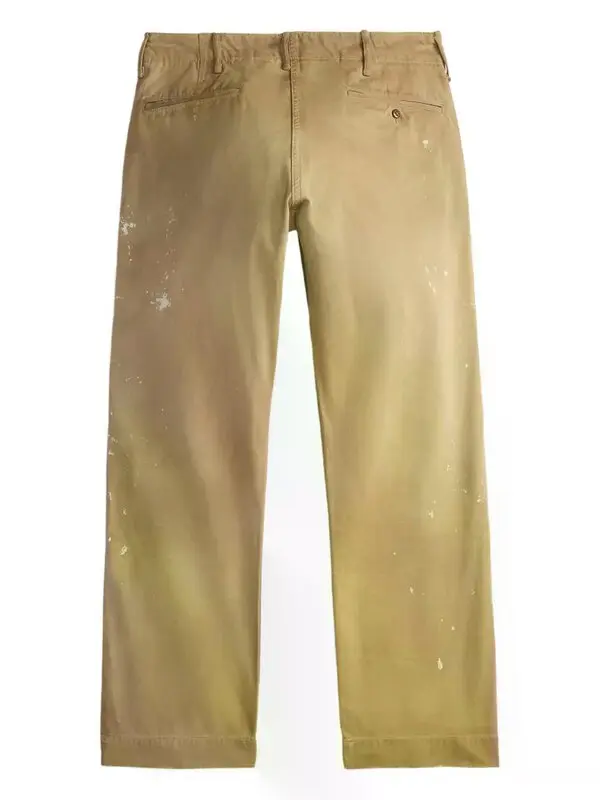 Ralph Lauren Paint-splatter Cotton Trousers