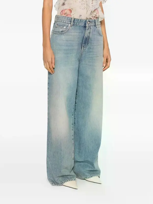 Alexander McQueen Wide-leg Jeans - Blue