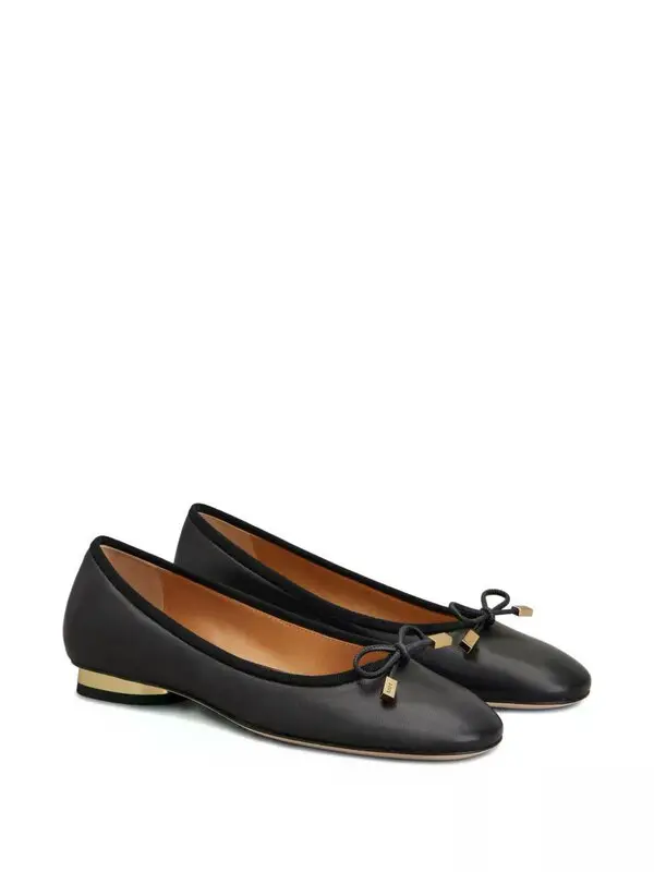 TOD'S Bow-detail Ballet Flats
