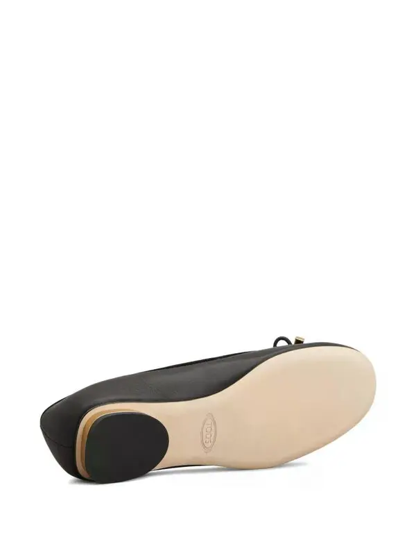 TOD'S Bow-detail Ballet Flats