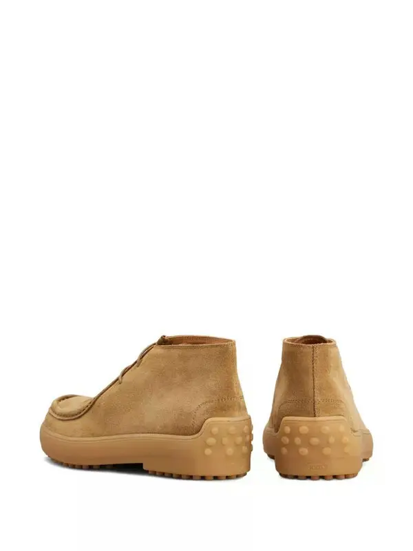 TOD'S Winter Gommino Lace-up Boots - Brown