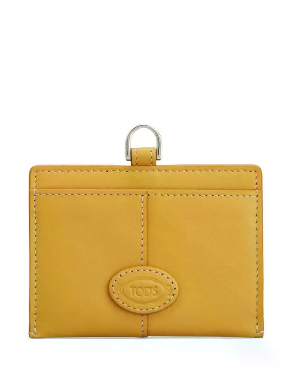 TOD'S Logo Strap Cardholder - Yellow