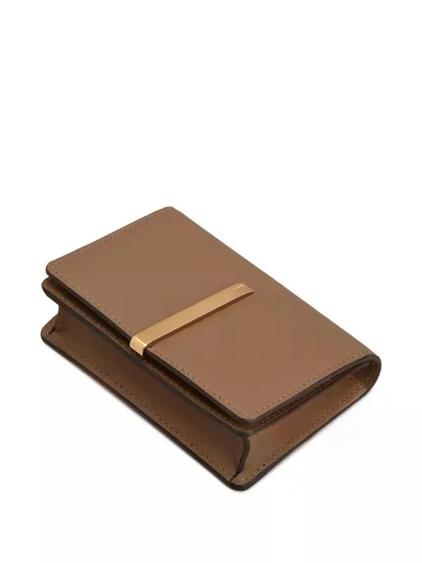 TOD'S Bar-detail Wallet - Brown