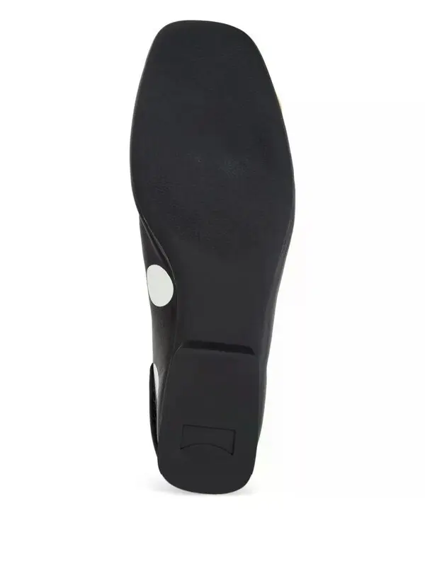 Camper Casi Myra Polka-dot Ballerinas - Black