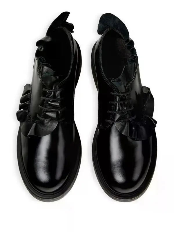Camper Dean Ruffled Lace-up Shoes