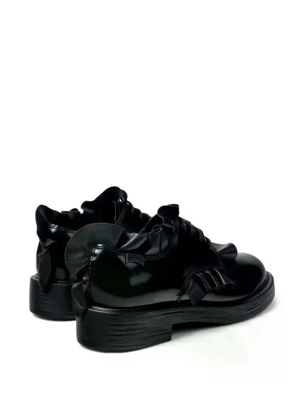Camper Dean Ruffled Lace-up Shoes