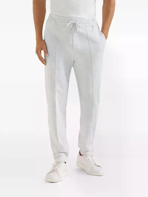 Brunello Cucinelli Zipper-cuffs Track Pants - Grey