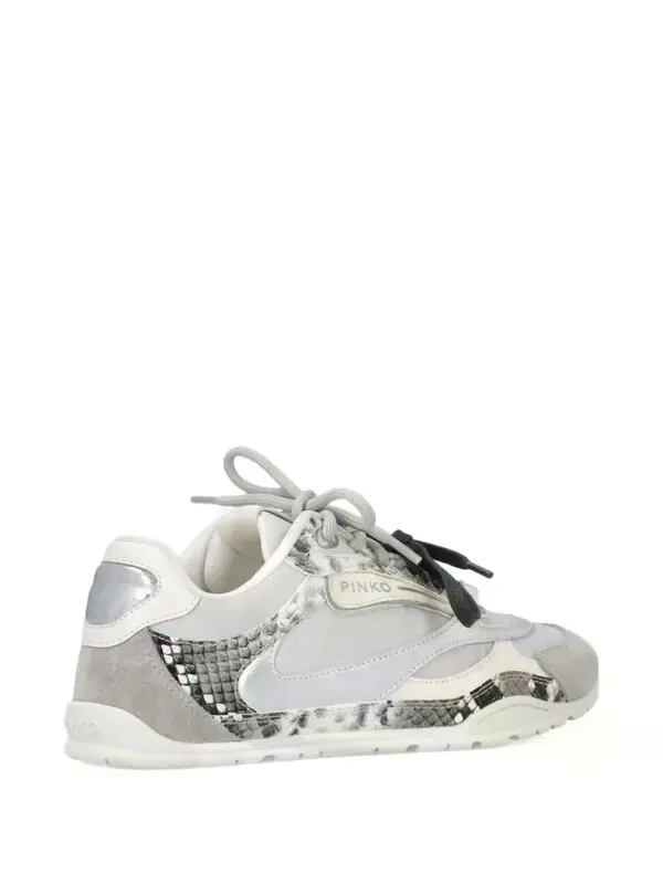 Pinko Logo Lace-up Sneakers - Grey