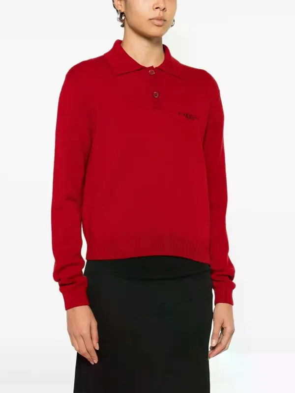 Givenchy Long-sleeved Polo Top