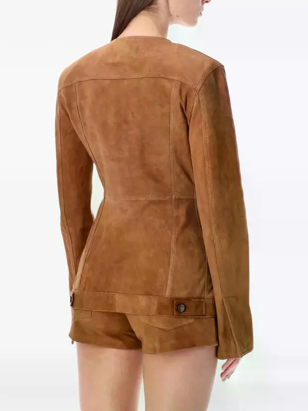HAIKURE Buttoned Suede Jacket
