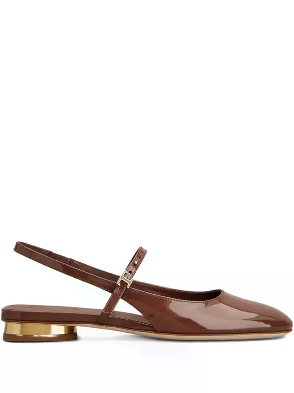 TOD'S Slingback Flat Pumps