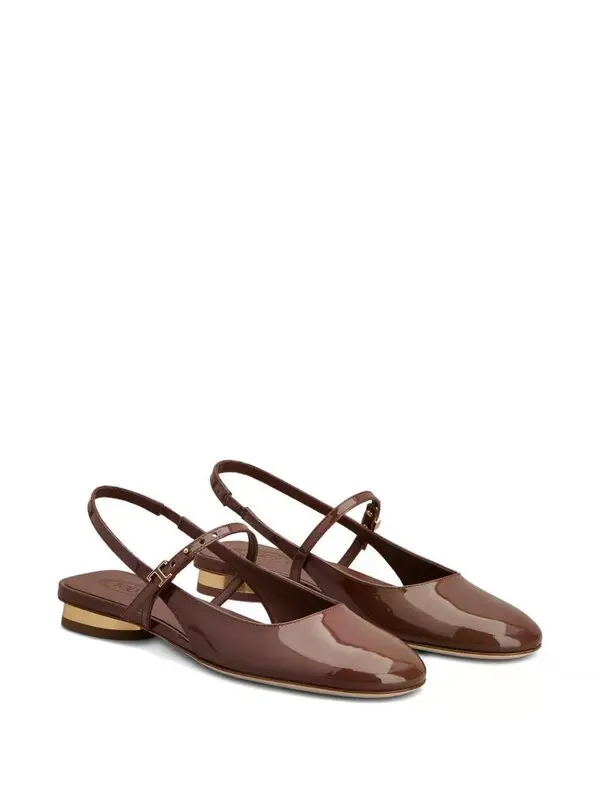 TOD'S Slingback Flat Pumps