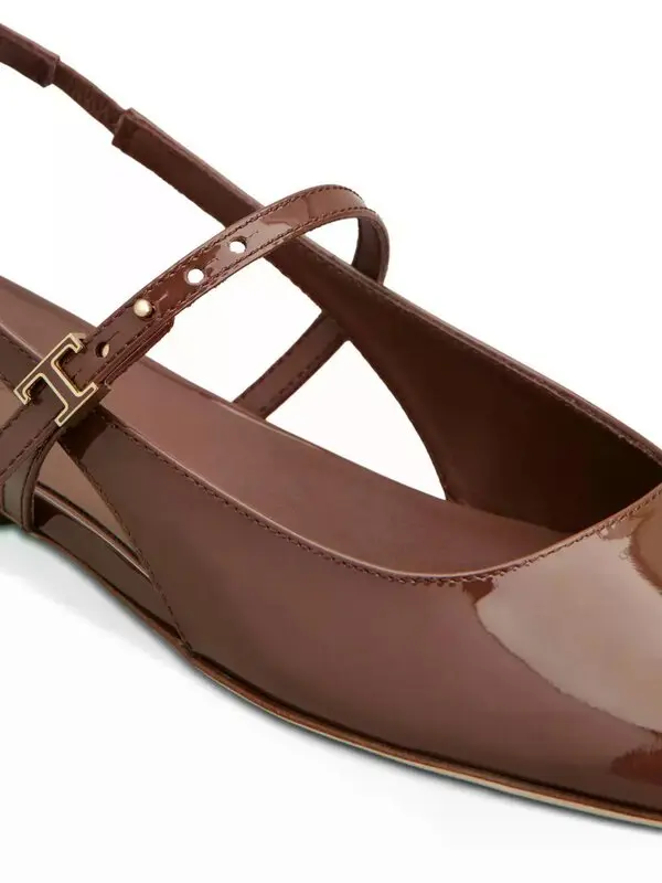 TOD'S Slingback Flat Pumps