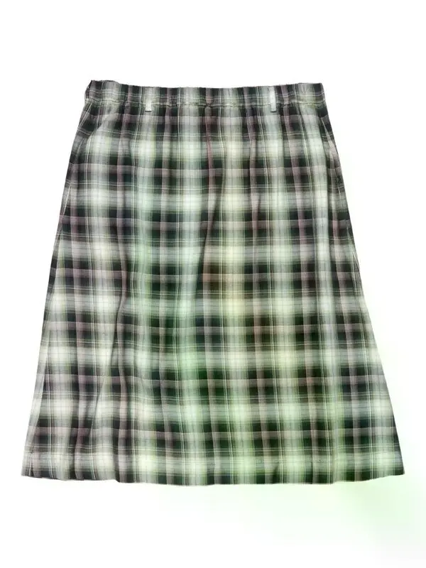 Acne Studios Plaid Midi Skirt