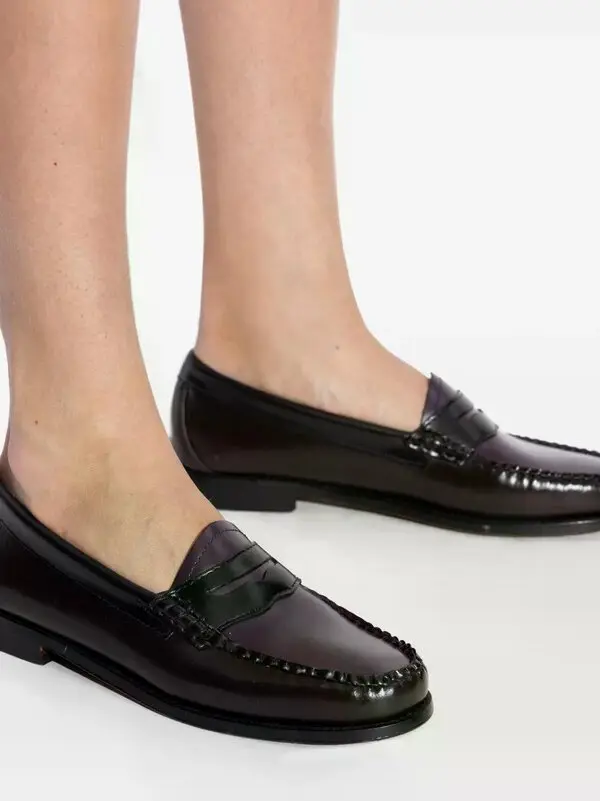 G.H.BASS Weejuns Leather Loafers - Brown