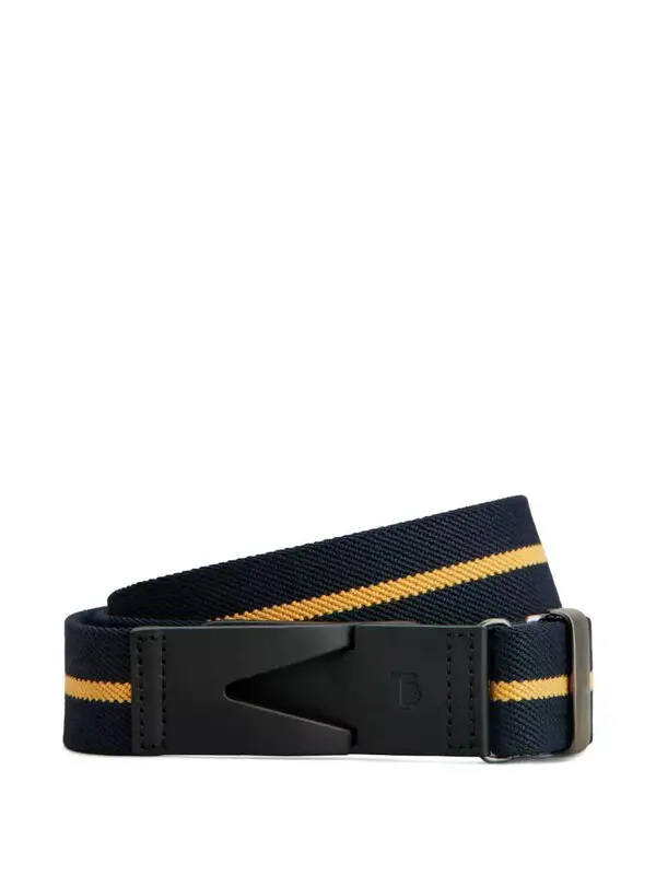 TOD'S Striped Buckle Belt - Blue