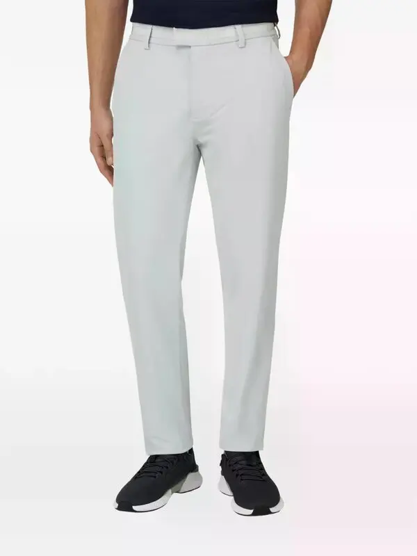 Boggi Milano Zip-pocket Stretch Trousers - Grey