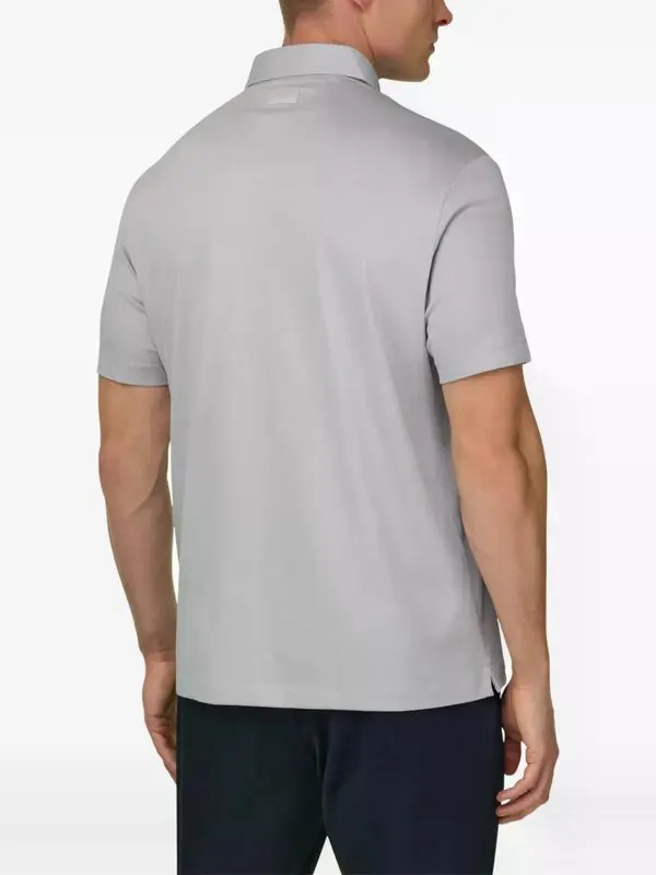 Boggi Milano High-performance Piqué Polo Shirt With S-cafè® Yarn