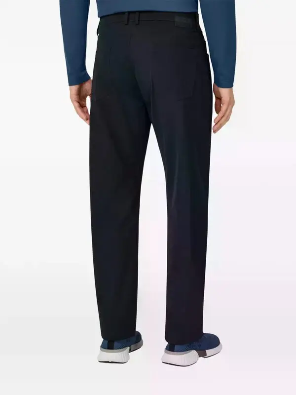 Boggi Milano B Tech Stretch Nylon Trousers - Black