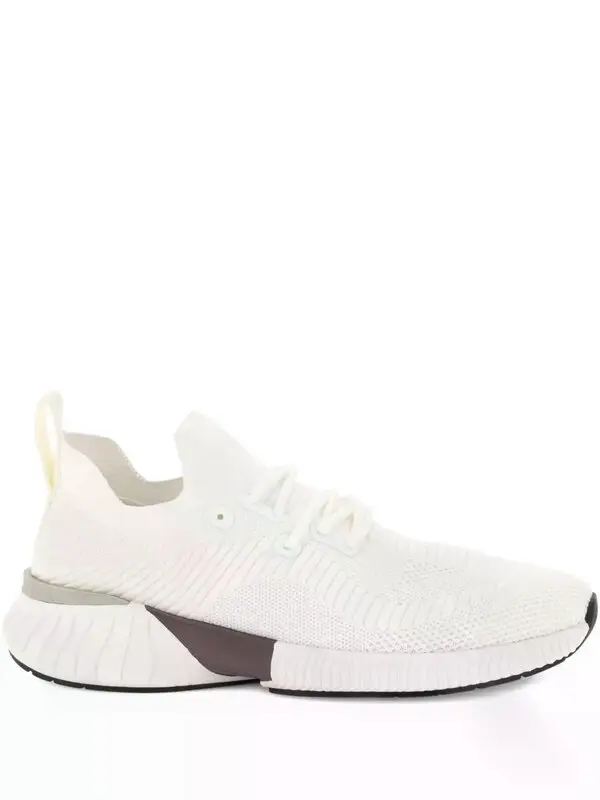 Boggi Milano Willow Knit Technical Jersey Sneakers - White