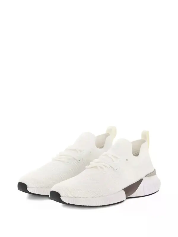 Boggi Milano Willow Knit Technical Jersey Sneakers - White