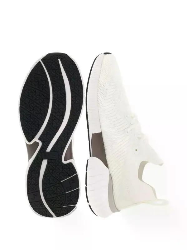 Boggi Milano Willow Knit Technical Jersey Sneakers - White