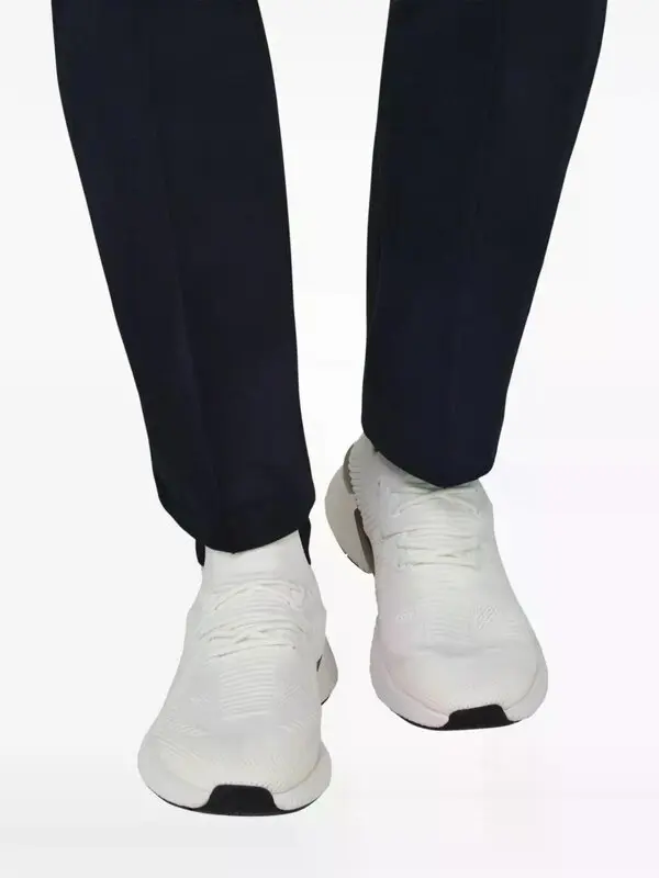 Boggi Milano Willow Knit Technical Jersey Sneakers - White