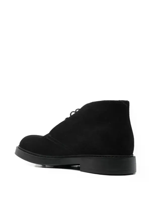 DOUCAL'S Lace-up Chukka Shoes - Black