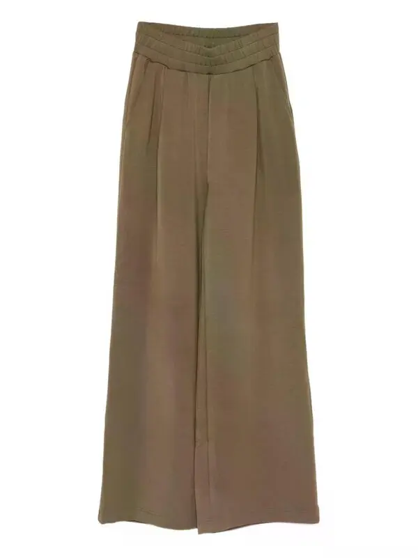 Varley Wide Leg Performance Trousers - Brown