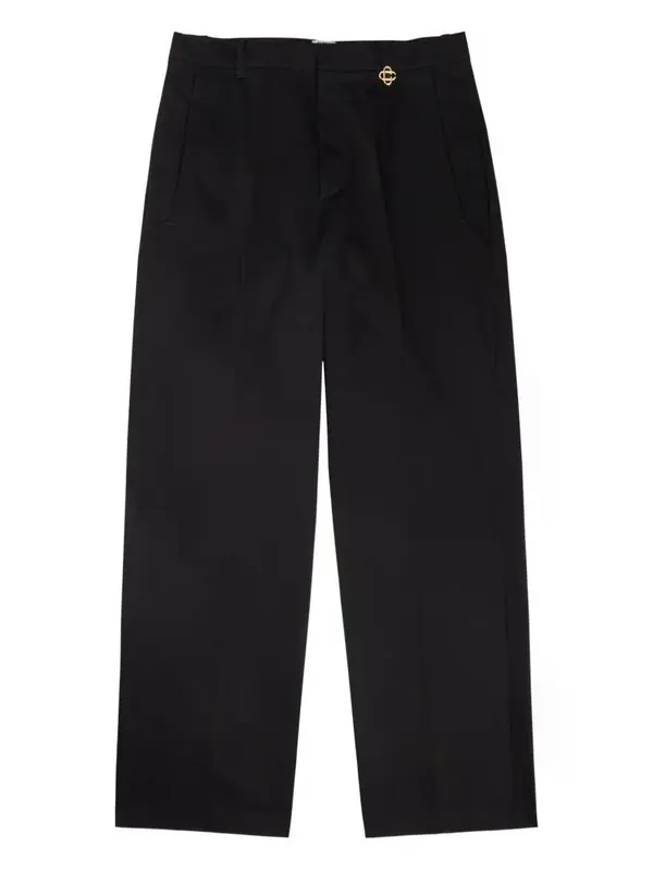 Casablanca Emblem Pleated Trousers