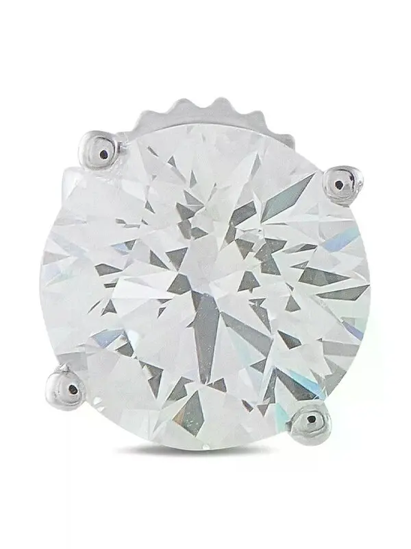 LB EXCLUSIVE Diamond Stud Earrings - Silver